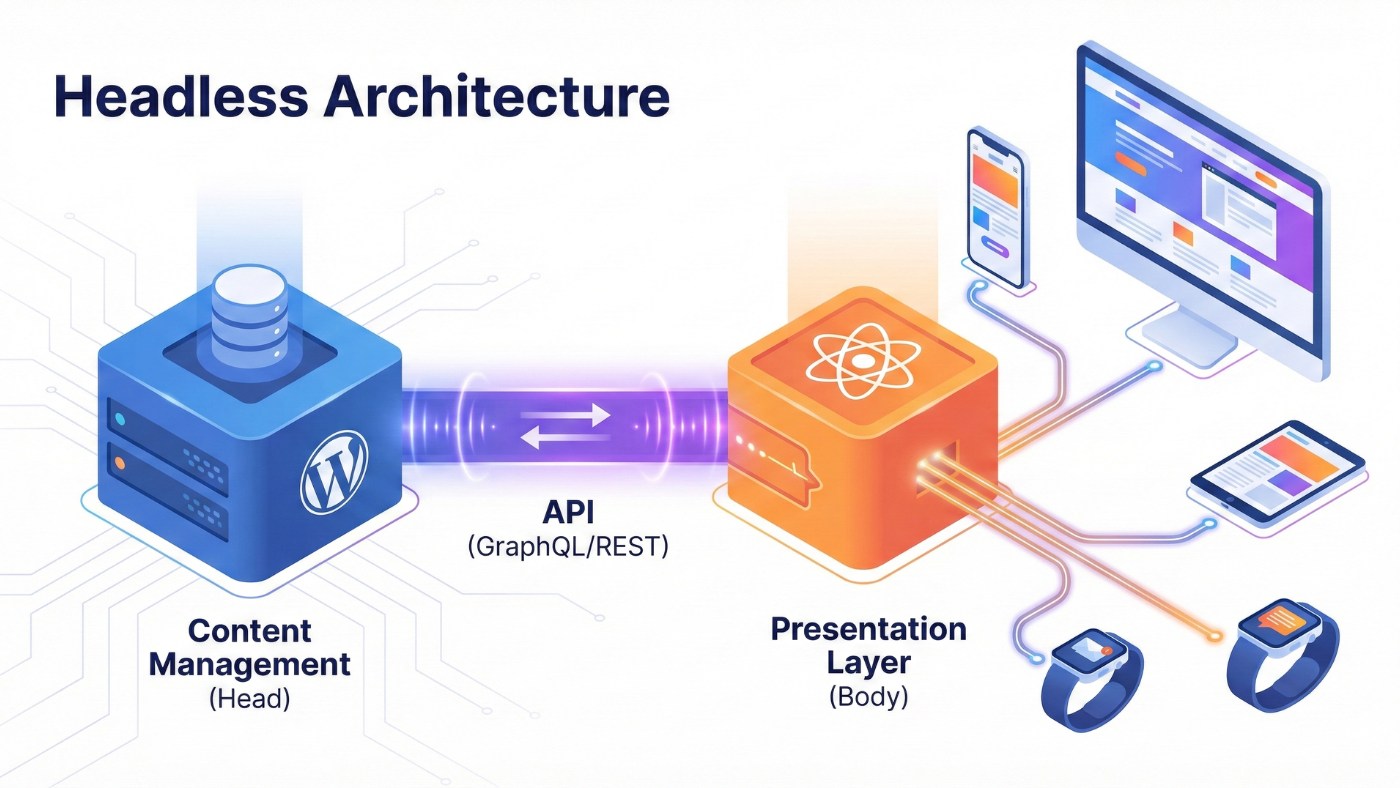 Headless CMS Là Gì? Xu Hướng Làm Web "Tách Đầu - Giữ Mình" Năm 2026