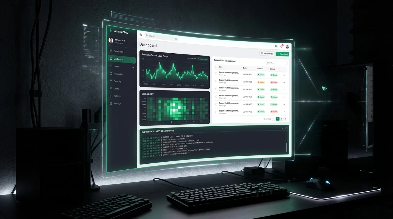 Source Code CMS Dashboard Next.js 16 Prisma MongoDB Chuẩn SEO